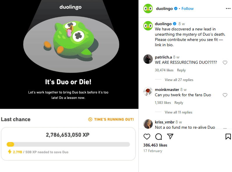 The Death of Duo: A Social Media Success from Duolingo | Energy PR